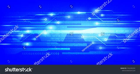 Digital Network Circuit Board Technology On Stock Vector Royalty Free 1552285292 Shutterstock