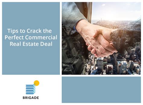 Tips To Crack The Perfect Commercial Real Estate Deal Mastering