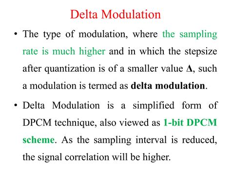 Delta Modulation And Adaptive Delta M Pptx