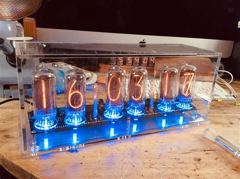 Very Large Nixie Tube Clock Nixie Boulevard