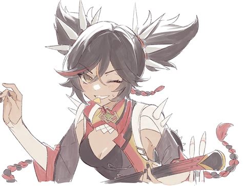 Xinyan Genshin Impact Drawn By Shirase Shirose Danbooru