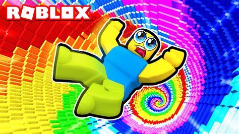 Can I Beat The Fall 99999 Rainbow Spiral Obby Most Satisfying Roblox
