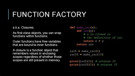 Lecture 6 Advanced Functions And Oop Functions Before