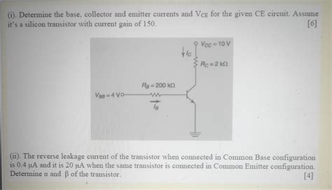 Solved 1 Determine The Base Collector And Emitter