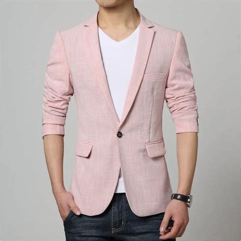 Online Buy Wholesale Men Pink Blazer From China Men Pink Blazer Wholesalers Aliexpress Com