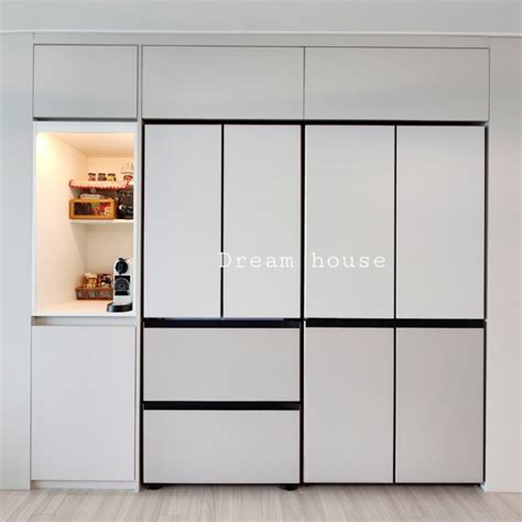 삼성 비스포크 키친핏 4도어 인피니트 라인 냉장고장 리폼and홈카페장 제작 네이버 블로그