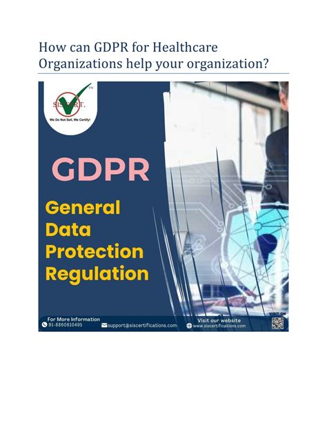 Ppt How Can Gdpr For Healthcare Organizations Help Your Organization Powerpoint Presentation
