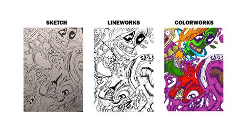 Psychedelic Drawing Poster By Seiya