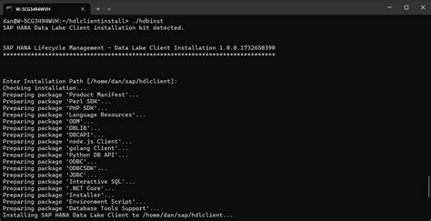 SAP HANA Cloud Data Lake Client Interfaces Overview SAP Tutorials