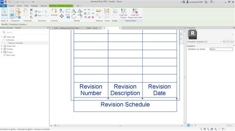 Title Block Revision Schedule In Revit 2025 Youtube