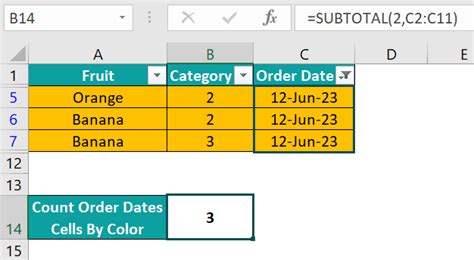 Count Cells By Color In Excel Methods Examples How To Do