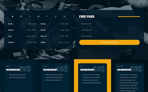 Xtreme Gym HTML5 Responsive Website Template