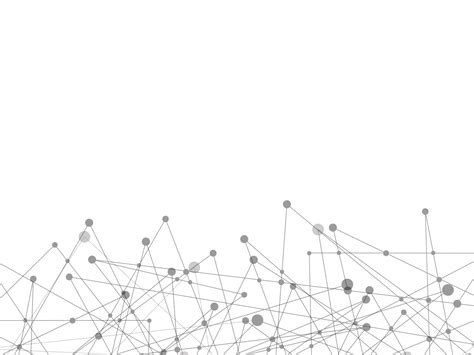 White Technology And Science Abstract Background With Grey Line Dot Business And Connection