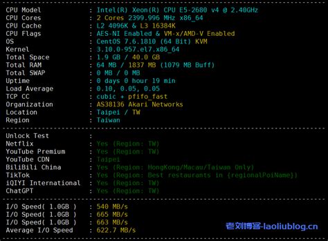 利用nat Vps进行主机端口转发（流量中转）教程 老刘博客