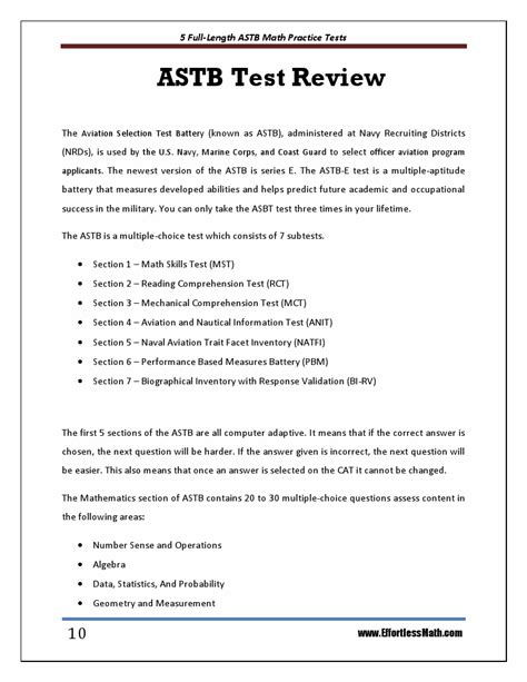 5 Full Length Astb Math Practice Tests The Practice You Need To Ace The Astb Math Test
