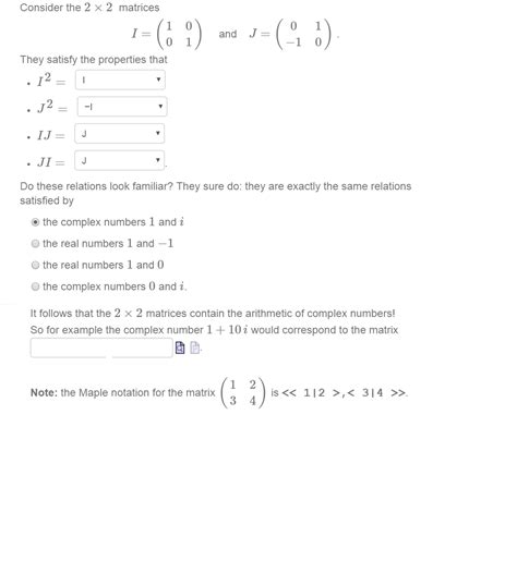 Solved I Have 2 Questions For Algebra Matrix I Ve Done Chegg Com