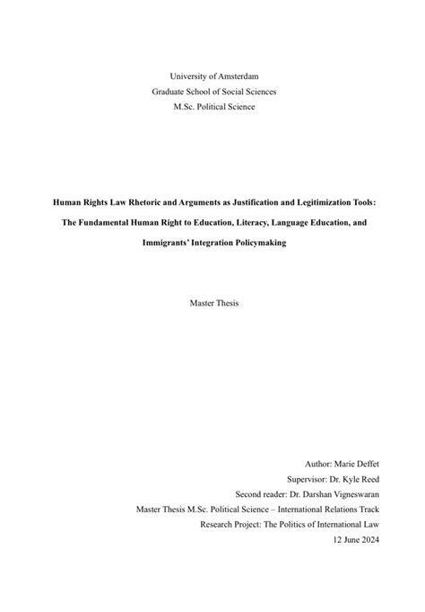 I Am Exited To Share That By Successfully Finalizing My Thesis My… Marie Deffet