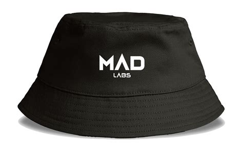 Mad Labs Original Logo Bucket Hat Black Mad Labs