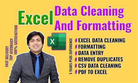 Do Csv Or Excel Data Cleaning Formatting Data Entry Job By Convert