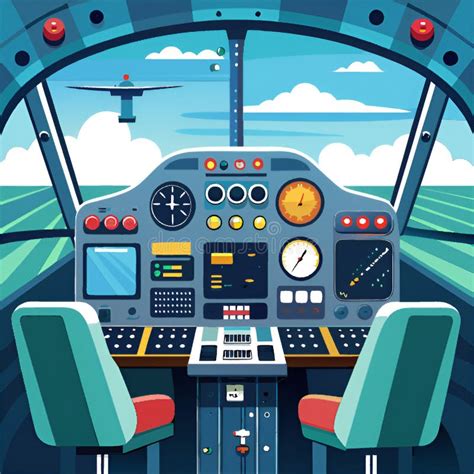Cartoon Cockpit Stock Illustrations 1723 Cartoon Cockpit Stock