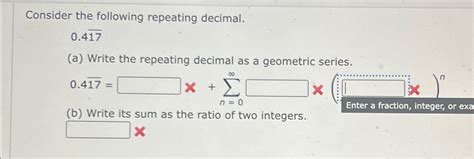 solved consider the following repeating