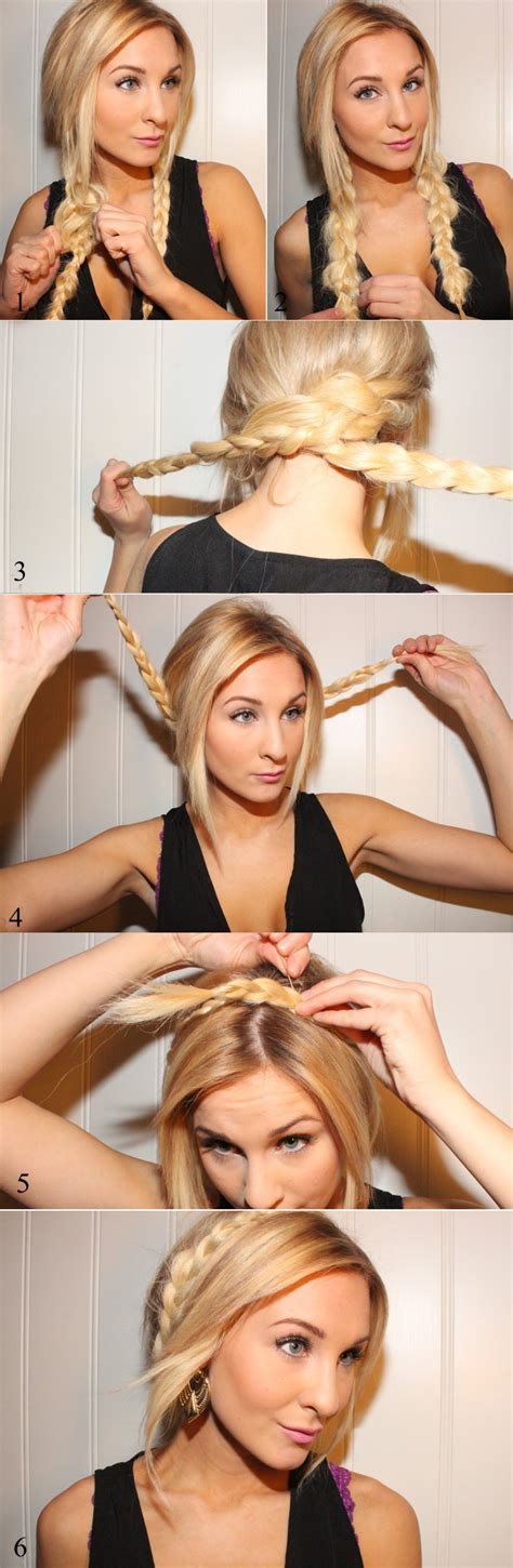 Braid Headband Hairstyle Tutorial Pop Haircuts