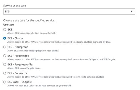 Amazon Iam Aws Eks Cluster And Nodes Creation Iam Role Stack Overflow