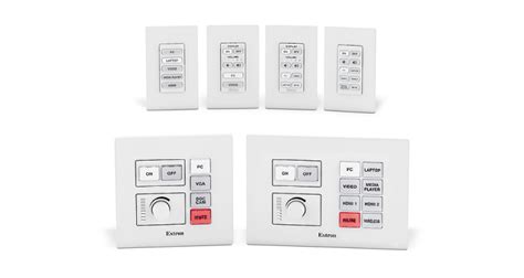 Extron Introduces Ethernet Connected And Fully Customizable Av Control Network Button Panels