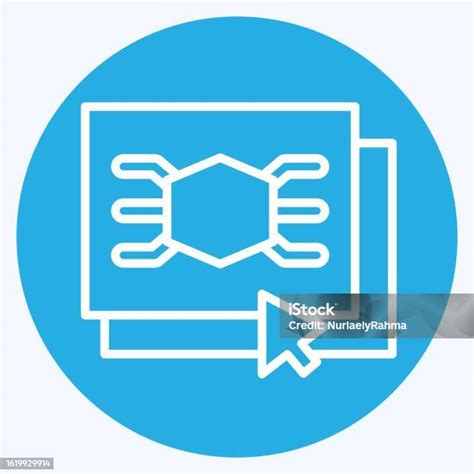 아이콘 소프트웨어 3d 시각화 기호와 관련이 있습니다 파란 눈 스타일 심플한 디자인 편집 가능 간단한 그림 3차원 형태에 대한