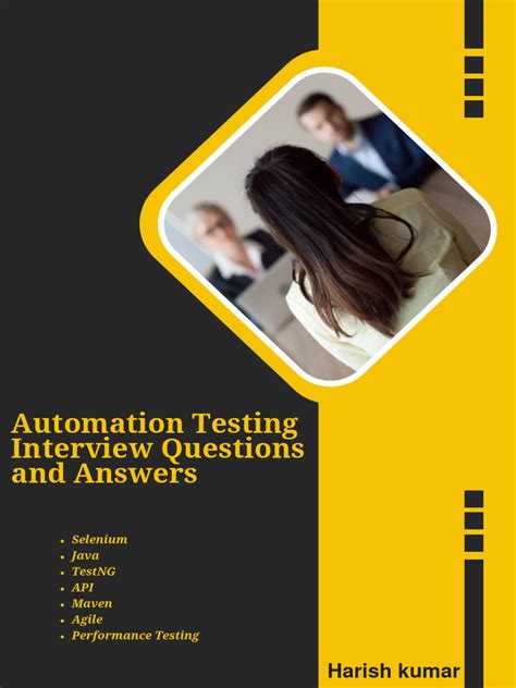 Automation Testing Interview Questions Pdf