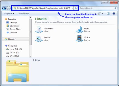 Get Your Hex File From Arduino Program File Ino Robotics University