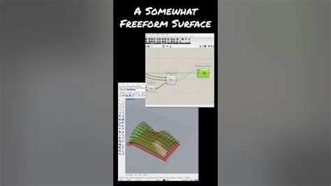 A Somewhat Freeform Surface With Grasshopper Parametric Grasshopper3d Youtube