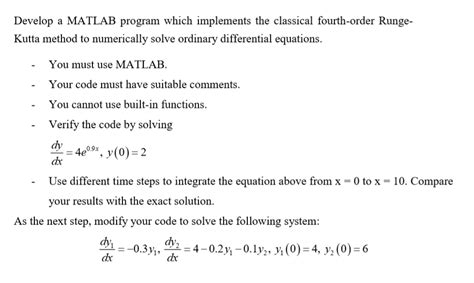 Solved It Is A Project For A Computational Methods In