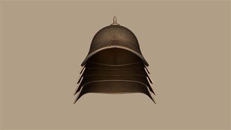Japanese Kabuto Helmet 3d Model By Gsommer