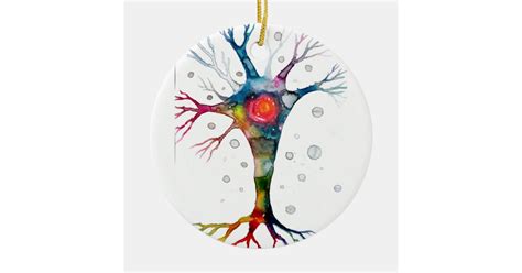 Pyramidal Neuron In The Neocortex Ceramic Ornament Zazzle