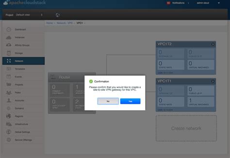 Vpc To Vpc Vpn Configuration In Cloudstack Shapeblue