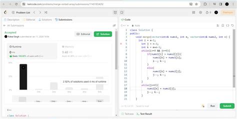 Day 3 Of Dsa Challenge Merging Sorted Arrays Rahul Singh Posted On