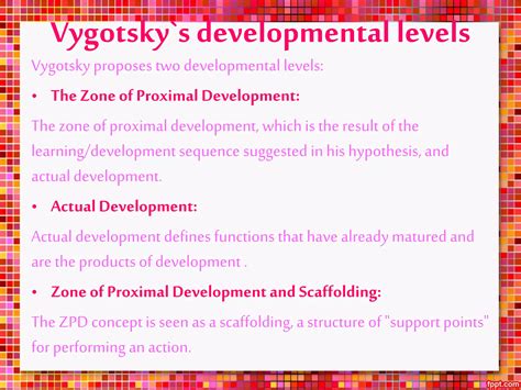 Scaffolding And Zone Of Proximal Development Pptx