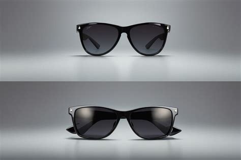 Premium Ai Image Unisex Dark Sunglasses Isolated