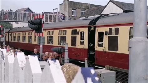 Lner B1 Class 61306 Mayflower Arrives At Paignton Ft Class 47 Crewe