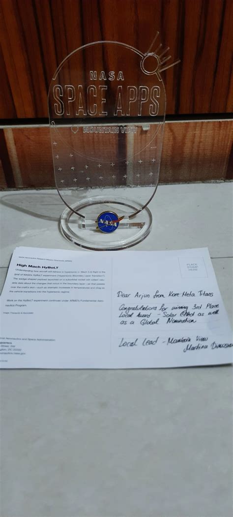 arjun thummar on linkedin nasaspaceappschallenge vr vrgaming 19