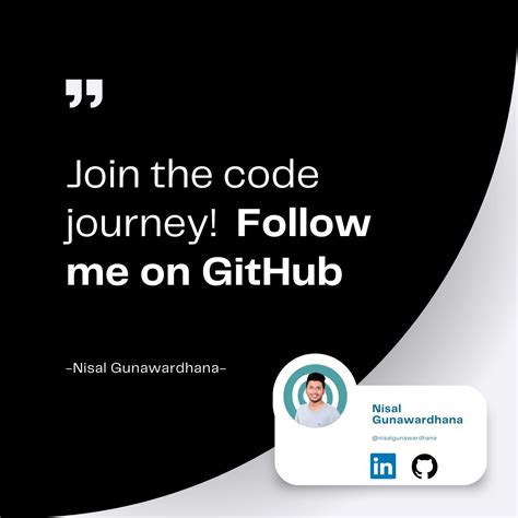 Nisal Gunawardhana On Linkedin Codingadventures Github Git