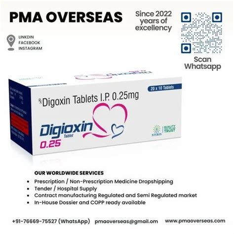 0 25mg Digoxin Tablets Ip At ₹ 30 Stripe Digoxin Tablet In Nagpur Id 2853310147388