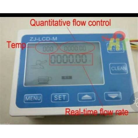 Jual Digital Flow Meter Control LCD Display Water Oil Sensor Shopee Indonesia