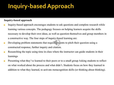 Pedagogical Approaches Pptx Pdf