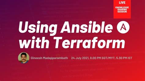 Gineesh Madapparambath On Linkedin Using Ansible With Terraform