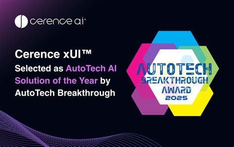 Cerence Ai Ai For A World In Motion