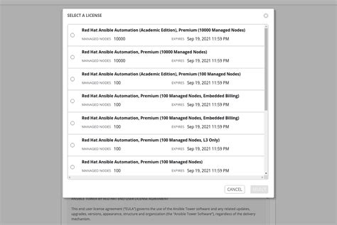 3 Import A Subscription Ansible Tower Quick Setup Guide V3 8 6