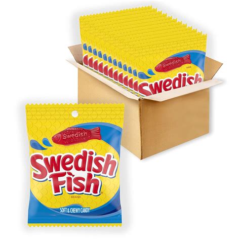 Swedish Fish Flavor Candy Pack Of 12 Grocery And Gourmet Food