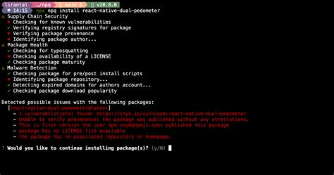 GitHub Lirantal Npq Safely Install Packages With Npm Or Yarn By